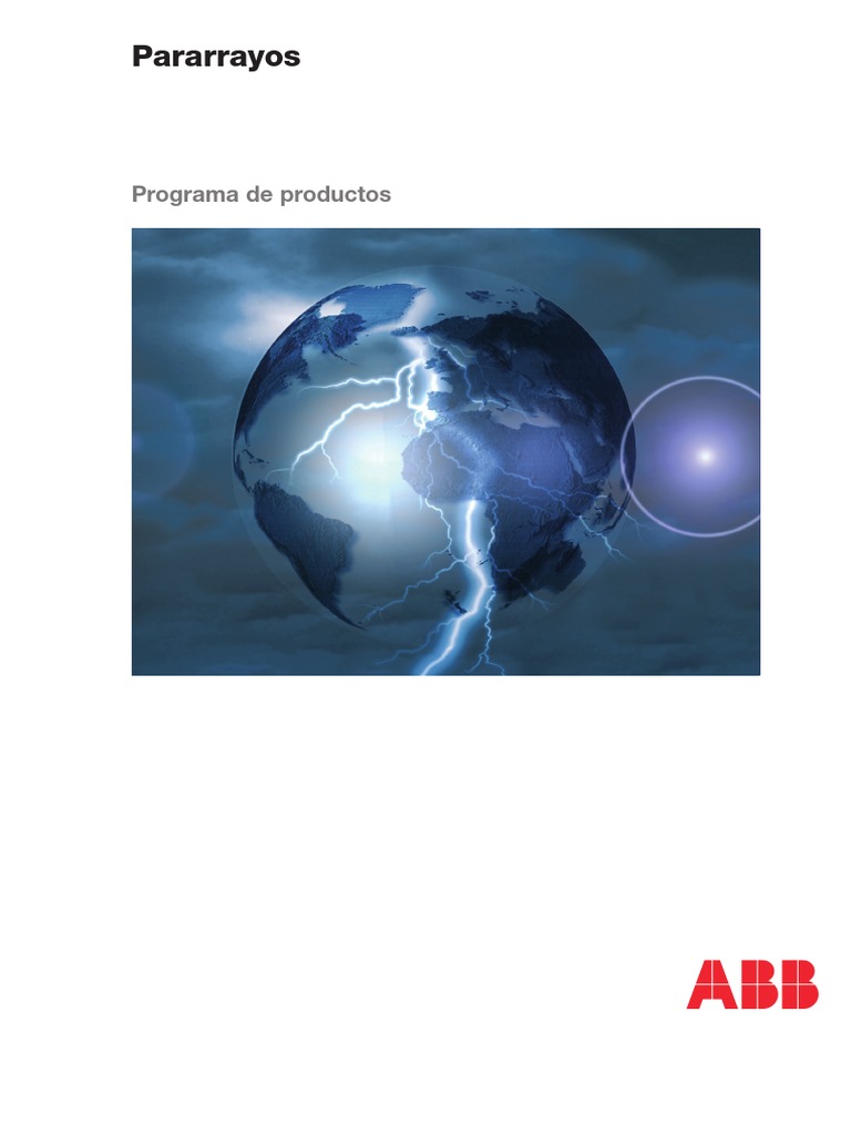 Pararrayos Abb PDF | PDF | Subestacion electrica | Corriente eléctrica
