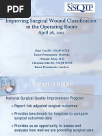Surgical Wound Classification | PDF | Wound | Surgery