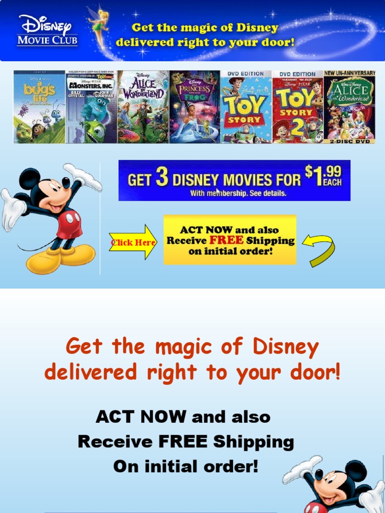 Disney Movies Delivered to You | PDF