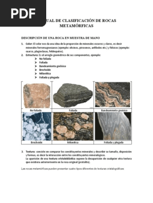 Rocas De Textura Foliada