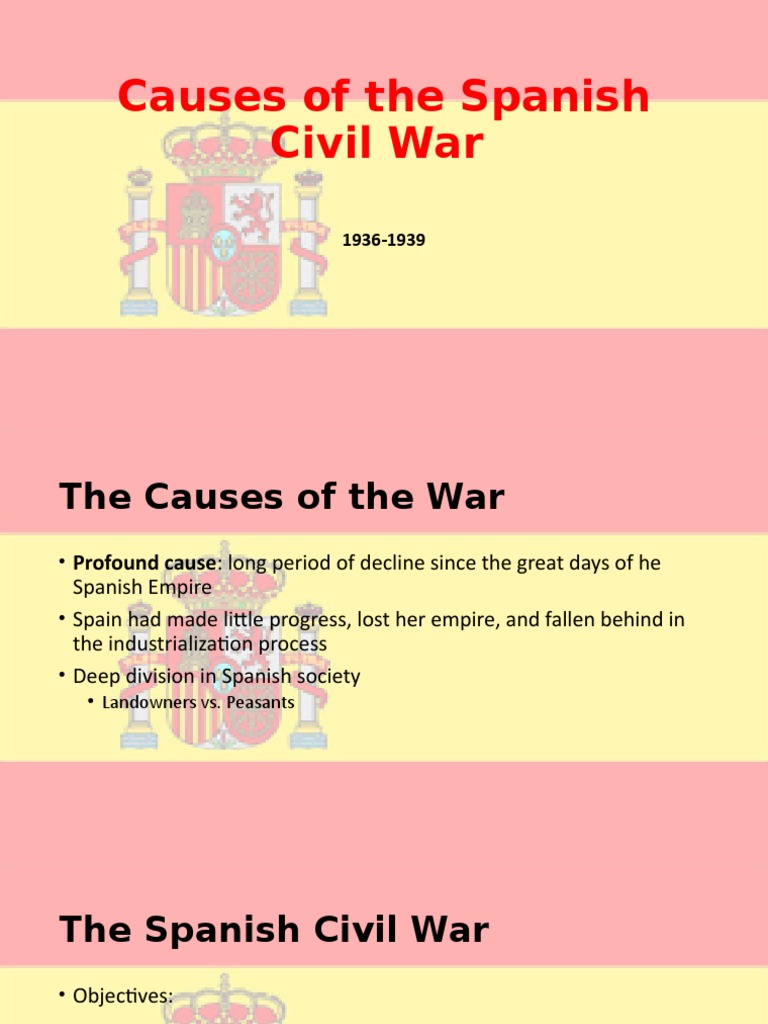 Causes of the Spanish Civil War (1936-39) | PDF | Spanish Civil War | Spain