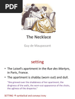 The Necklace by Guy de Maupassant: Structural Analysis | PDF