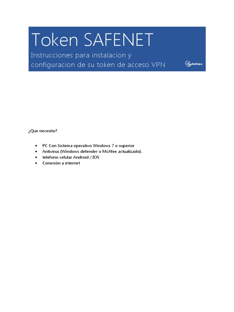Token SAFENET | PDF
