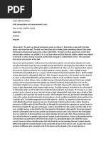 Destarching The Leaf | PDF | Photosynthesis | Leaf