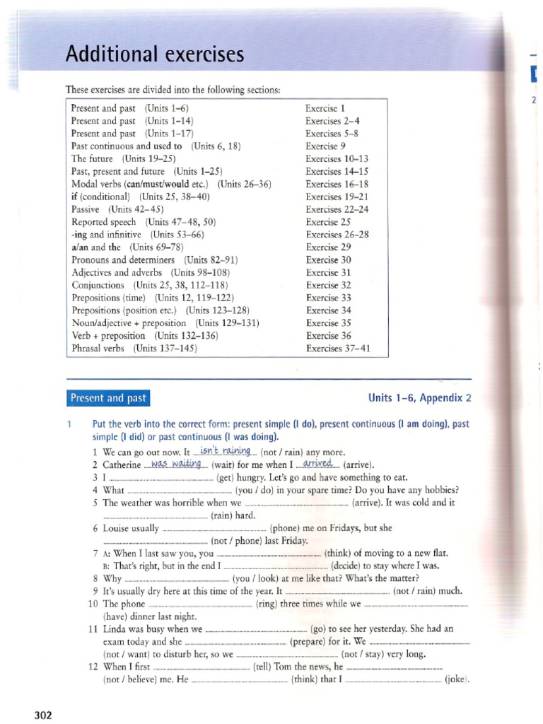 Ejercicios Presente Simple y Pasado Simple | PDF