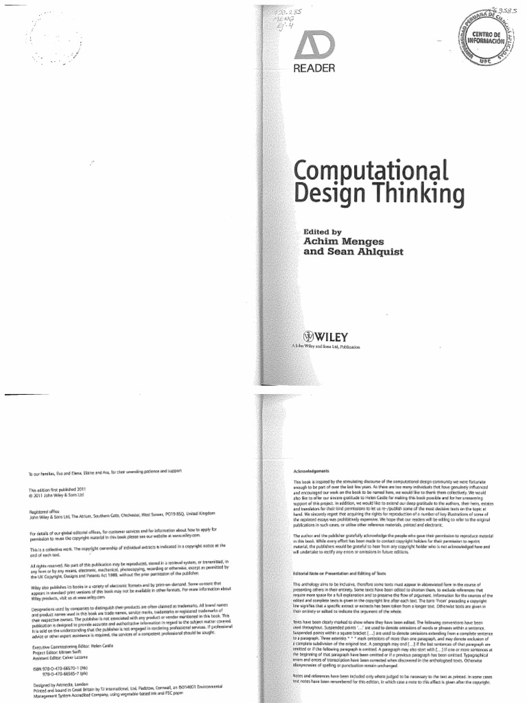 Computational Design Thinking | PDF