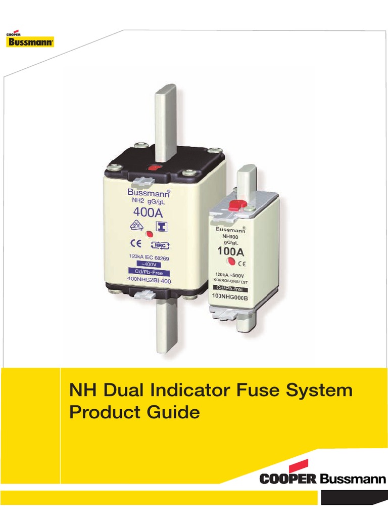 NH Fuses | PDF | Fuse (Electrical) | Components