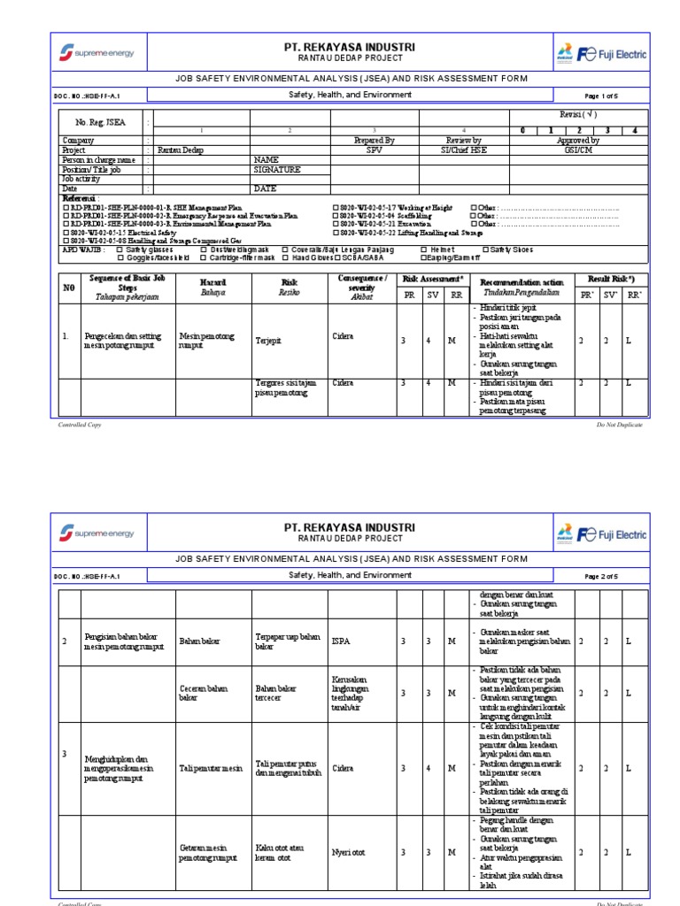 JSA - Cutting Grass - Rantau Dedap | PDF