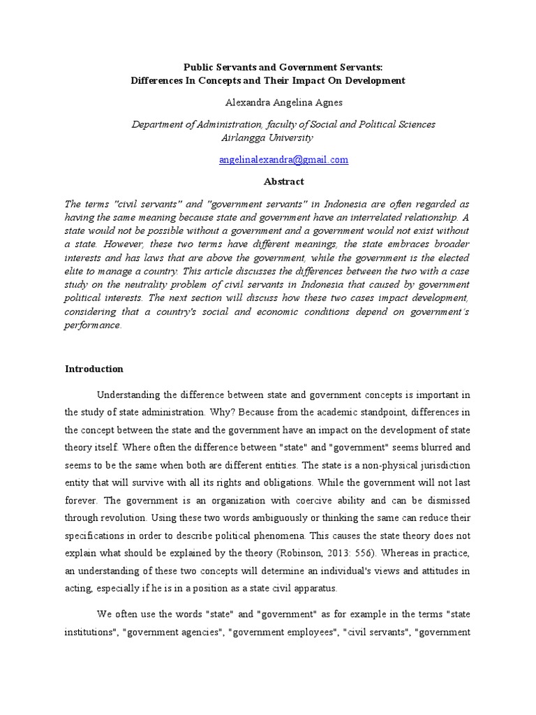 Public Servants and Government Servants | PDF | Bureaucracy | Civil Service