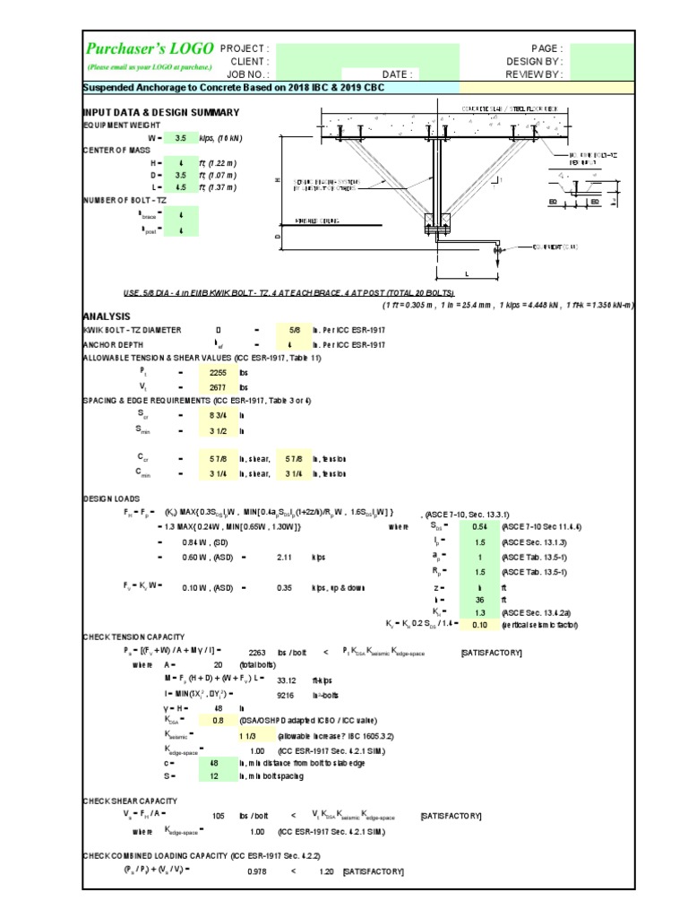 Suspended Anchorage | PDF | Civil Engineering | Mechanical Engineering