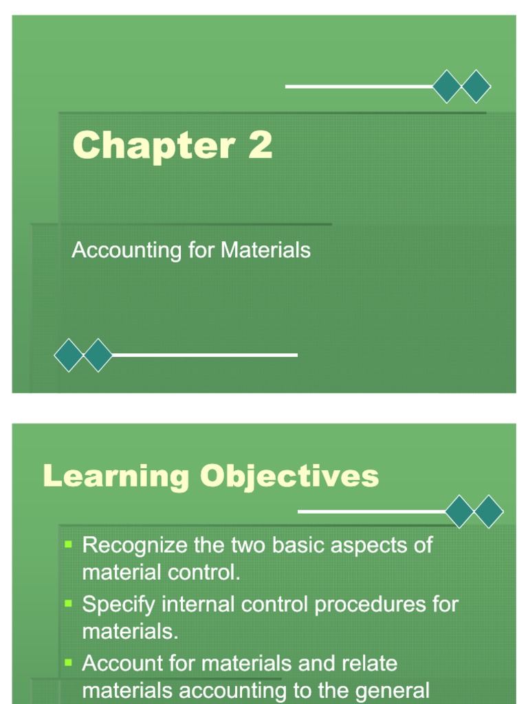 Accounting For Materials Accounting For Materials | PDF | Accounts ...