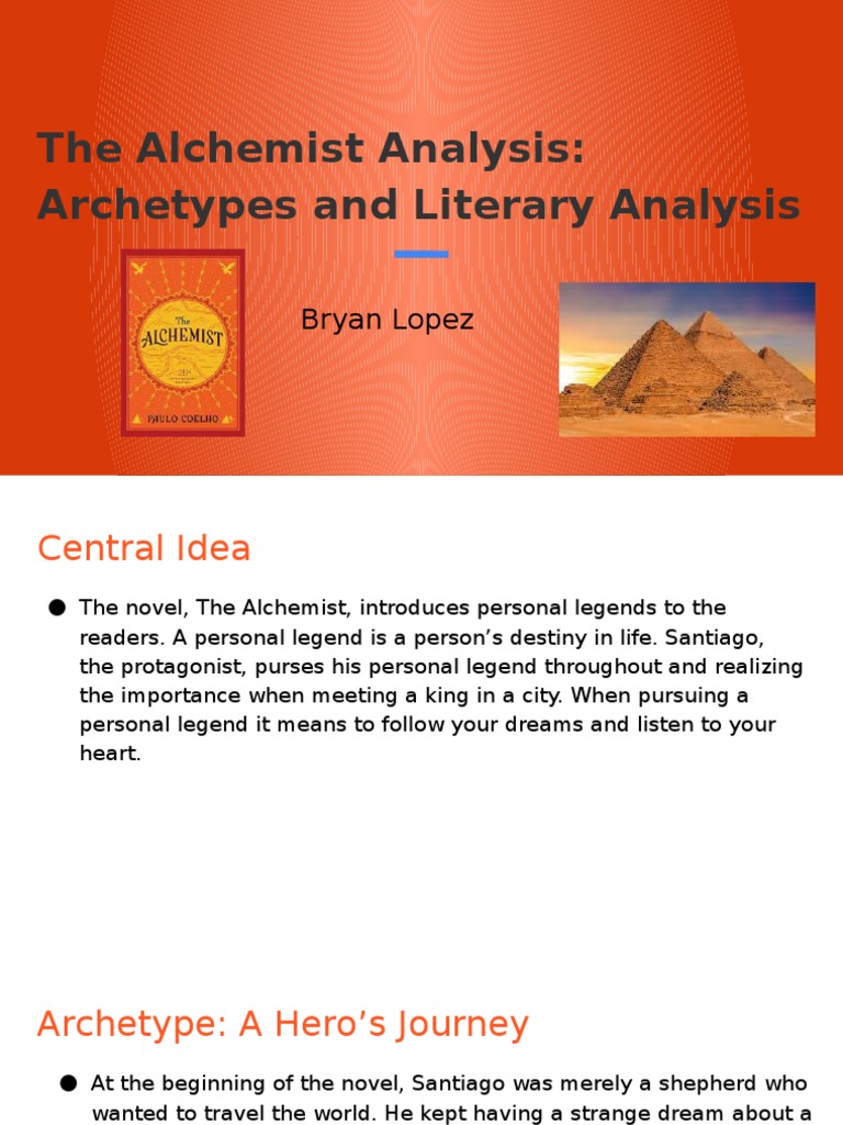 The Alchemist Analysis Archetypes and Literary Analysis | PDF