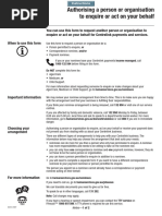 Centrelink Authorisation Form ss313 - 1005en | PDF | Social ...