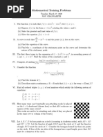 Gaokao Mathematics Questions | PDF