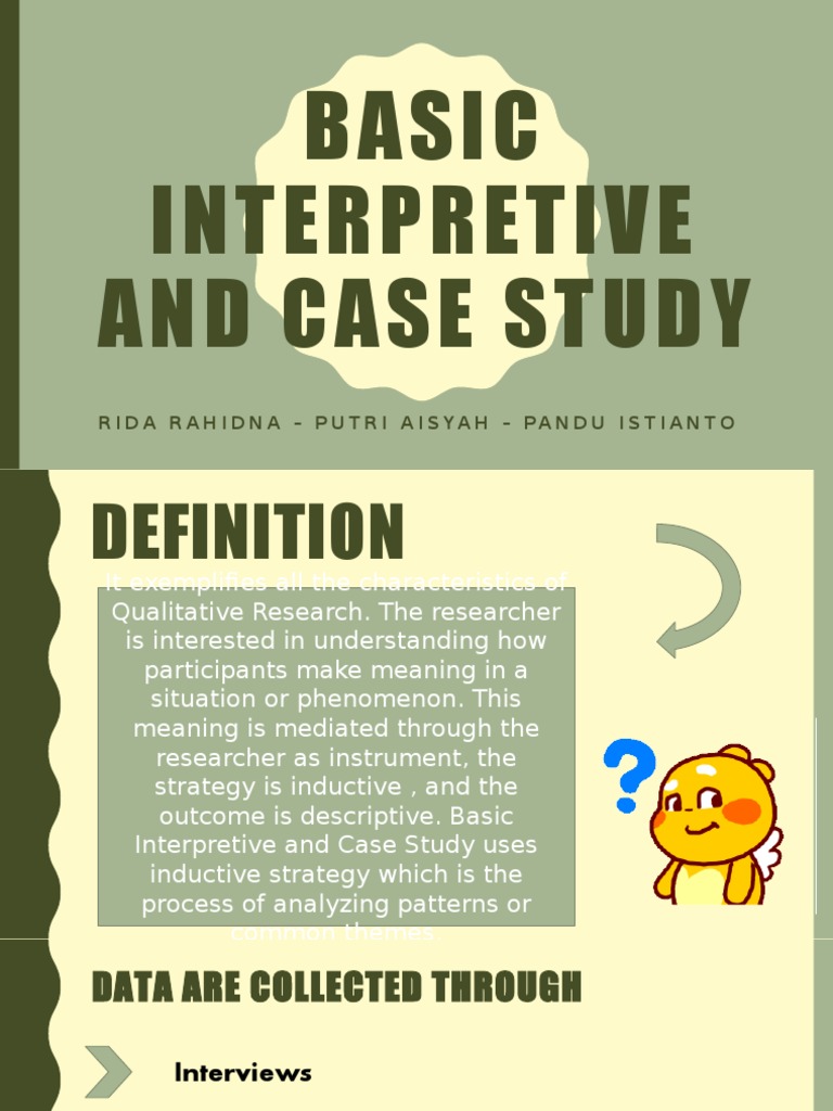 Basic Interpretive and Case Study | PDF