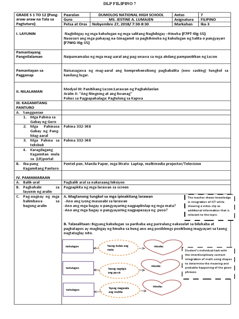 Fil DLP Ningning at Liwanag | PDF