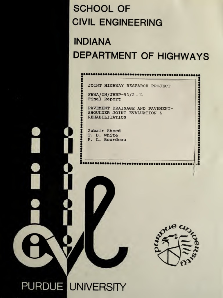 Pavement Drainage and Pavement-Shoulder Joint Evaluation ...