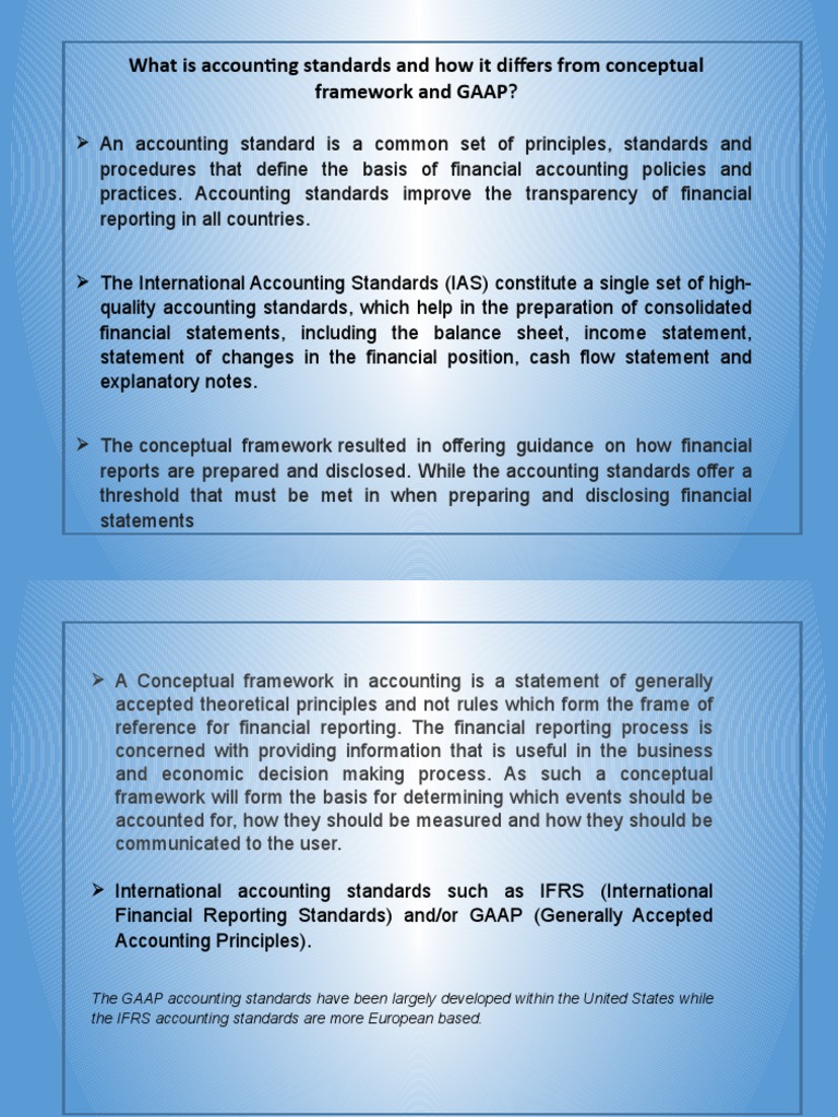 Accounting standard-GAAP | PDF | International Financial Reporting ...