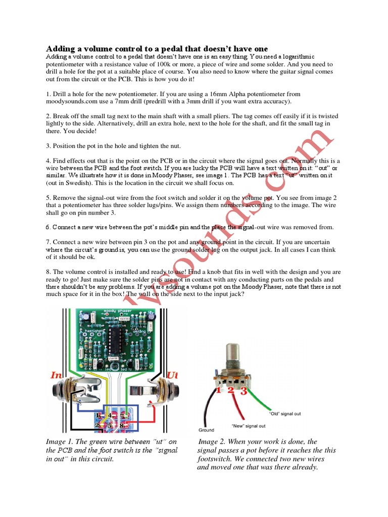 Adding A Volume Control | PDF | Printed Circuit Board | Components