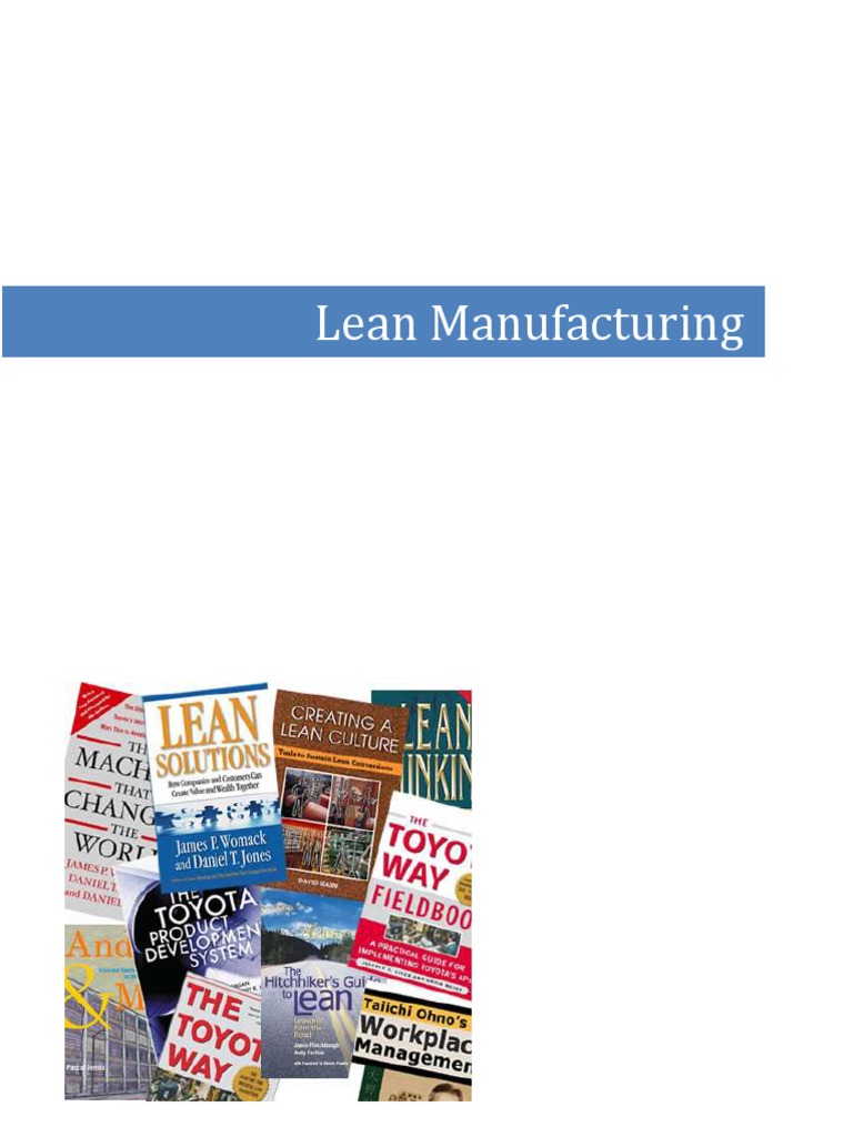 Lean Manufacturing | PDF | Lean Manufacturing | Ingeniería Industrial