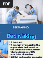 Bed Making Procedures and Equipment | PDF | Waste | Personal Protective ...