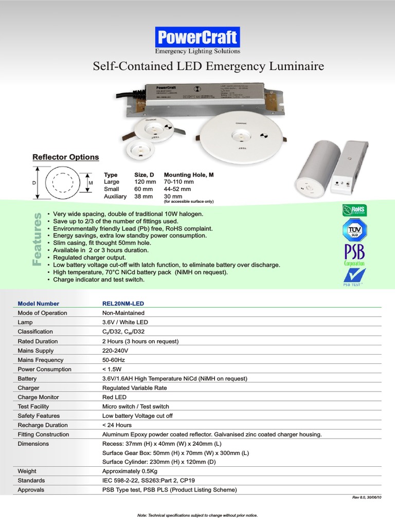 Emergency LED UFO PowerCraft | PDF | Battery Charger | Electrical ...