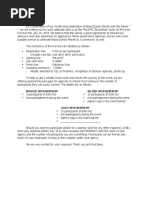 FUN RUN Letter | PDF | Transport