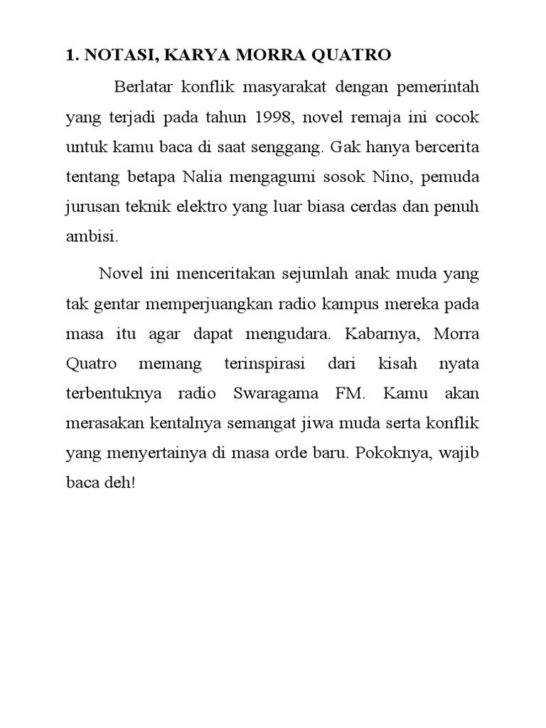 Kumpulan Novel | PDF