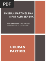 Jurnal Tekfor Uji Sifat Alir Dan Tap Density Granul - KEL 3 - KJ005 | PDF
