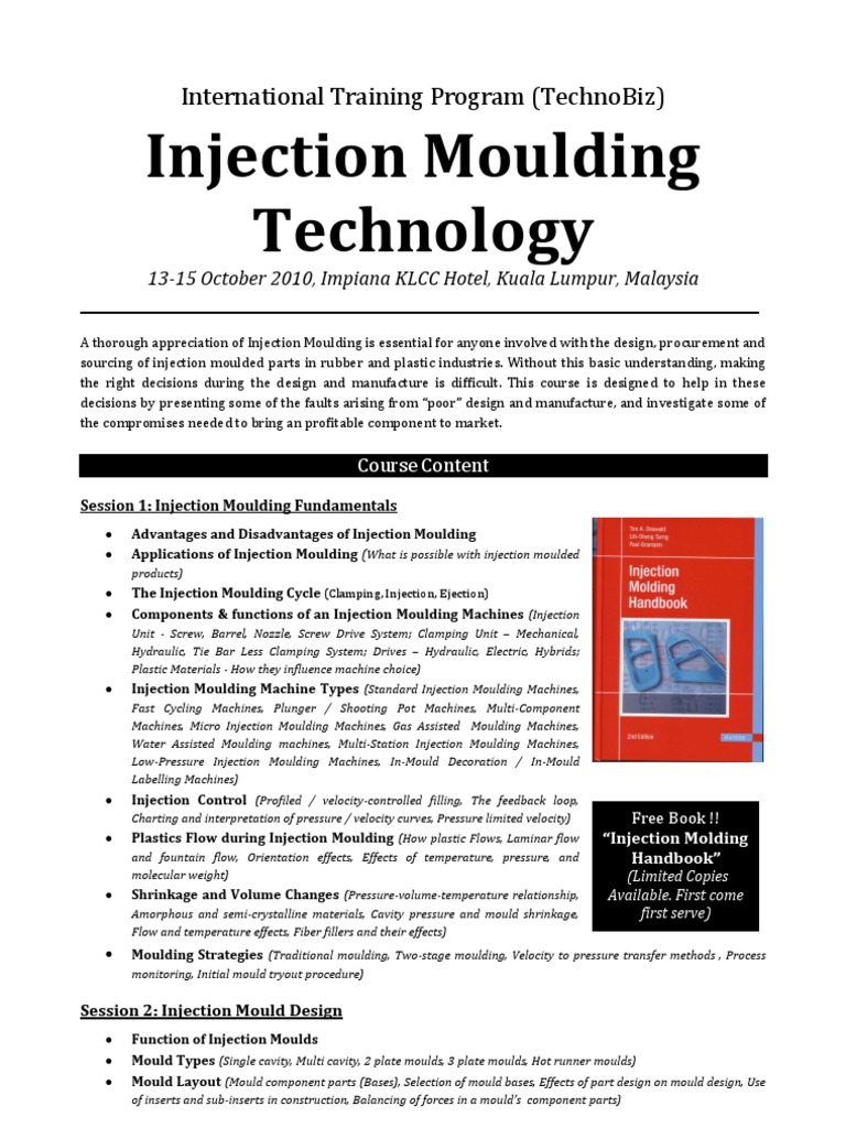 Injection Molding MY10 | PDF | Machines | Casting (Metalworking)
