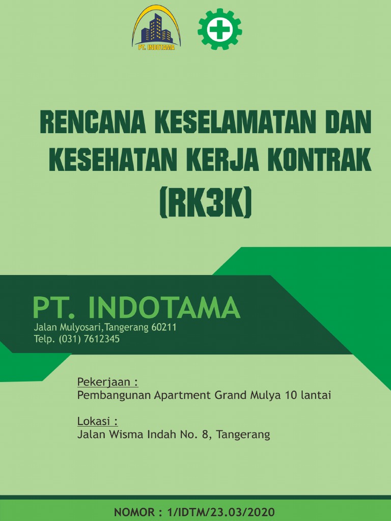 Dokumen RK3K (K3 Konstruksi) | PDF