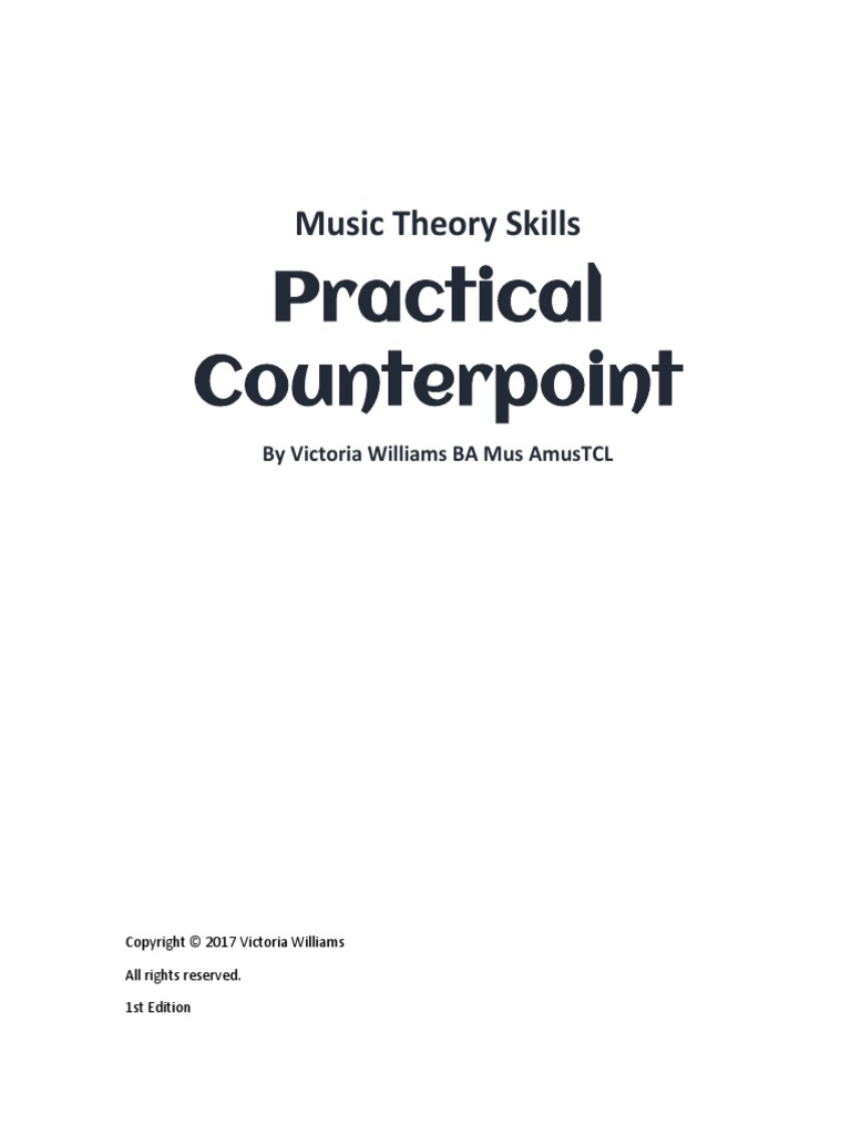 Practical Counterpoint PDF | PDF | Harmony | Chord (Music)