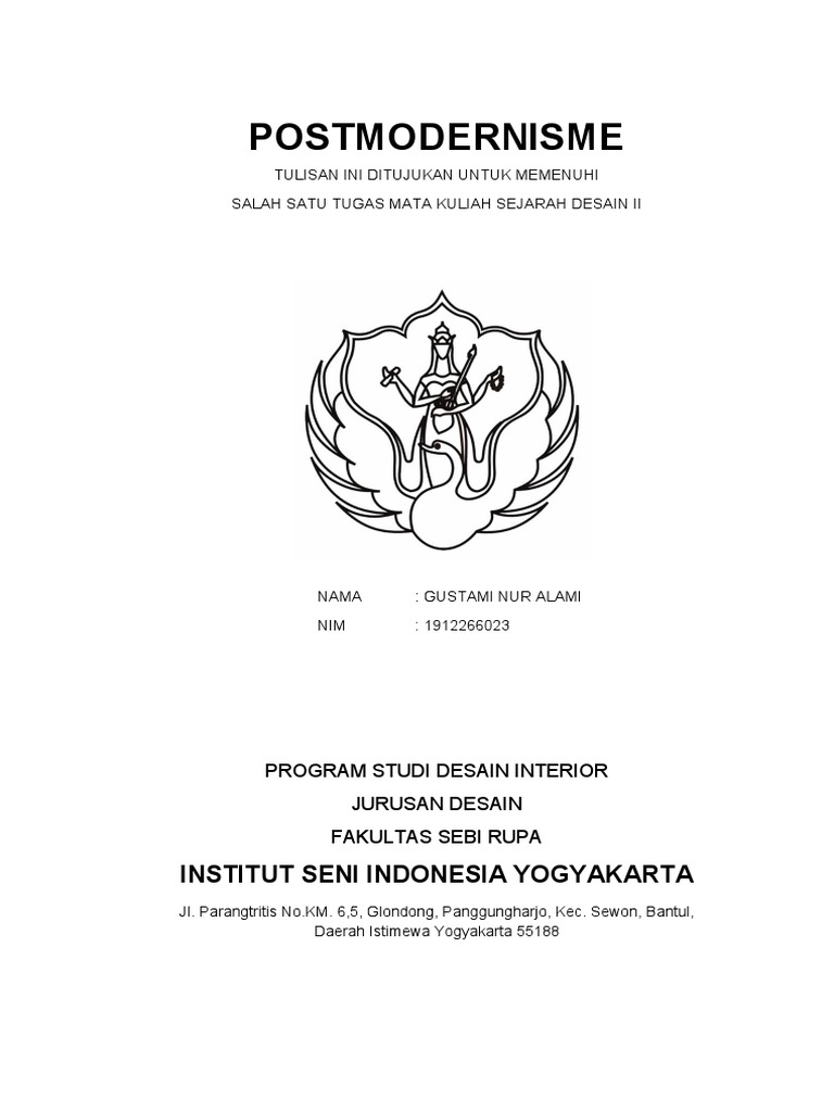 Sejarah Desain - Postmodern PDF | PDF
