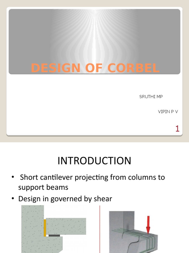 Design of Corbel | PDF | Beam (Structure) | Concrete
