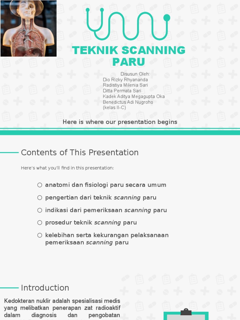 Teknik Scanning Paru dalam Kedokteran Nuklir | PDF