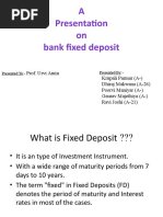 Journal Entry For Fixed Deposit and Entry in Tally | PDF | Banks | Payments