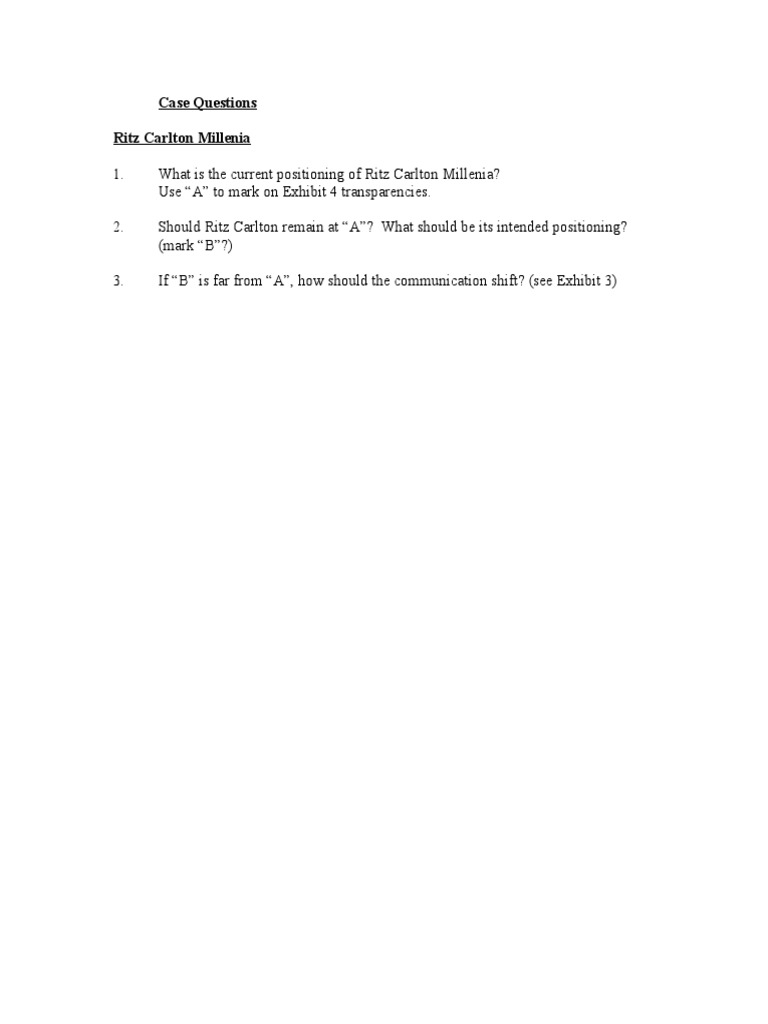 Case Questions | PDF