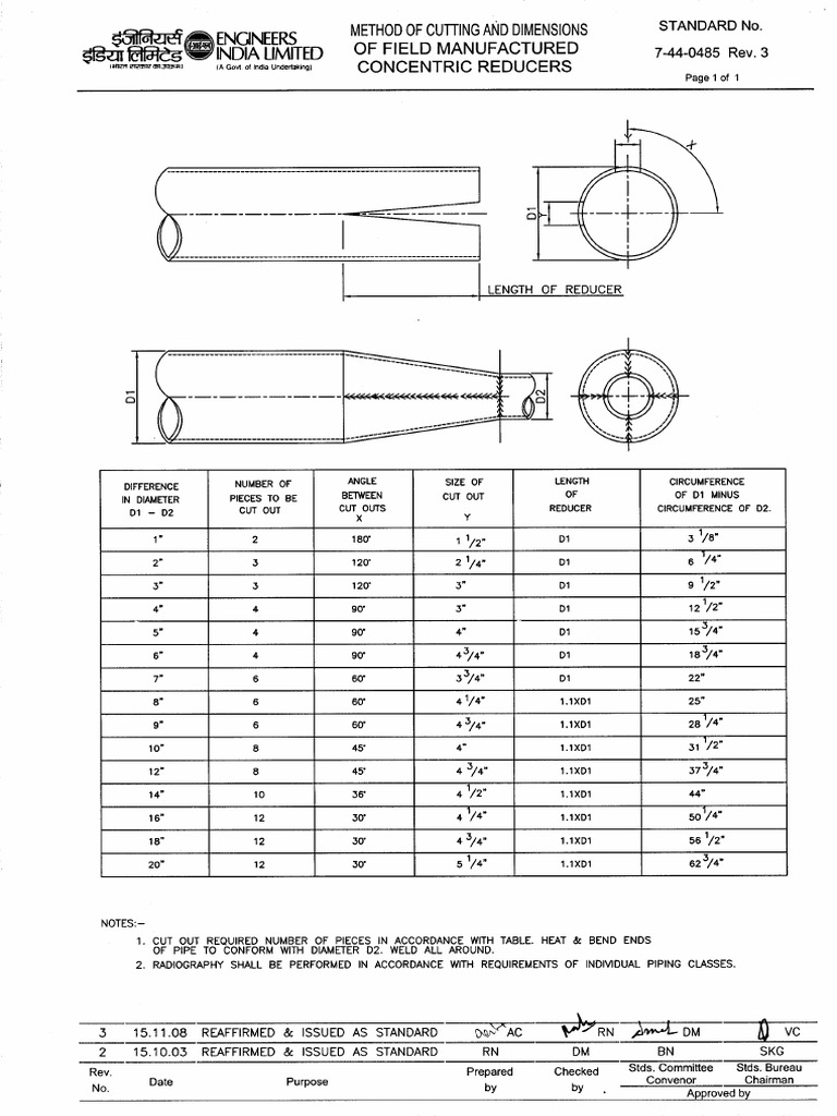 Concentric Reducer | PDF