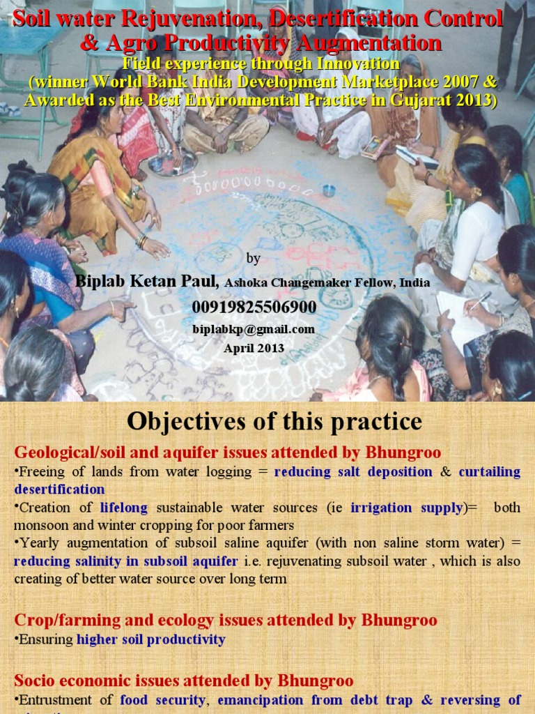 BKP Bhungroo | PDF | Agriculture | Food Security
