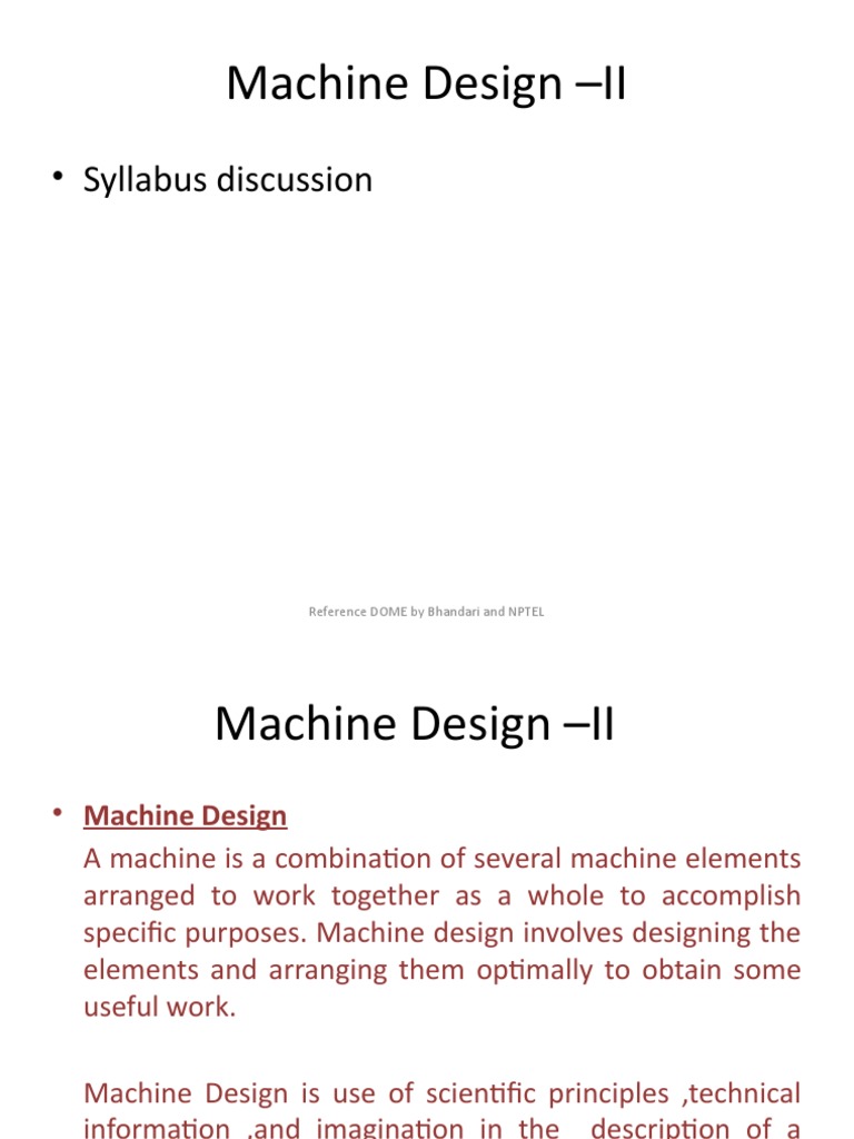 Machine Design 1 | PDF | Yield (Engineering) | Stress (Mechanics)