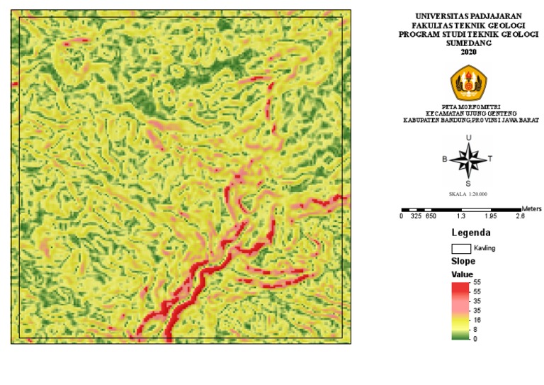 Peta Morfometri Kavling8 | PDF