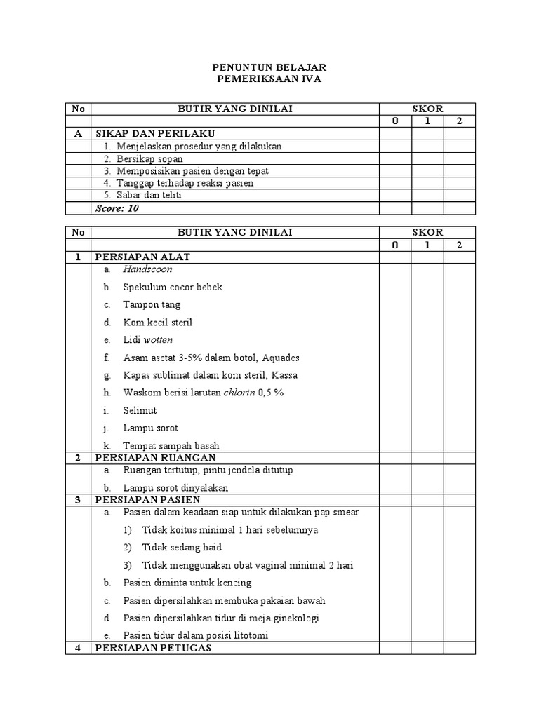 Checklist IVA | PDF