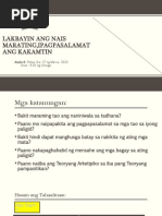 Rubric Sa Paggawa NG Video Presentation | PDF
