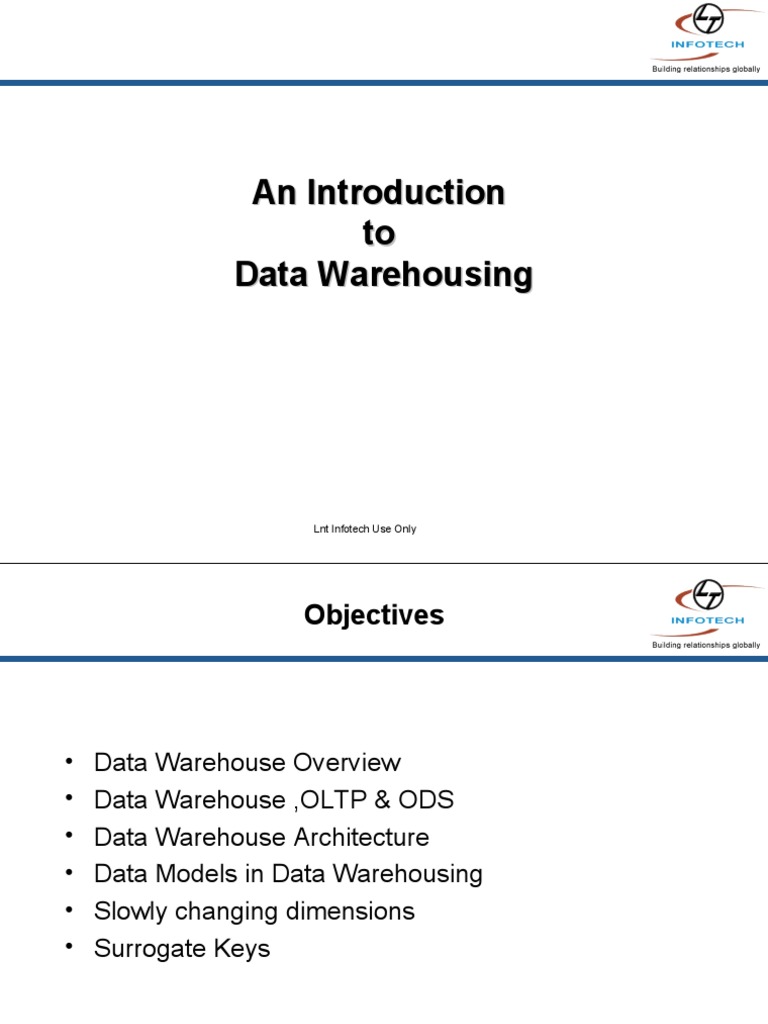 An Introduction To Data Warehousing | PDF | Data Warehouse ...