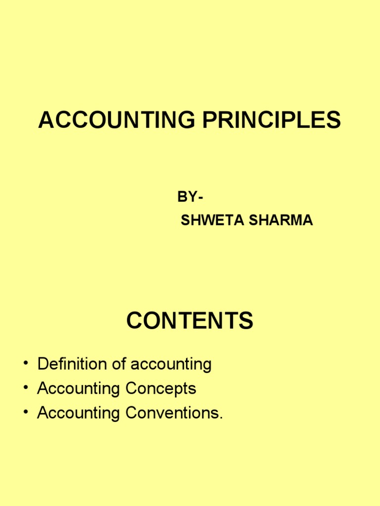 Accounting Principles 2 | PDF | Revenue | Accounting