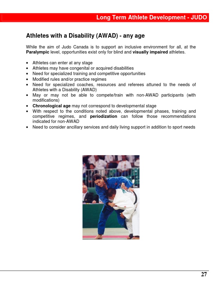Judo Visual Impairment PDF | PDF | Judo | Sports