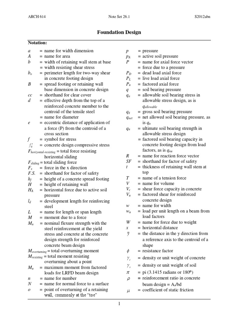 Foundation Design PDF | PDF | Foundation (Engineering) | Geotechnical ...
