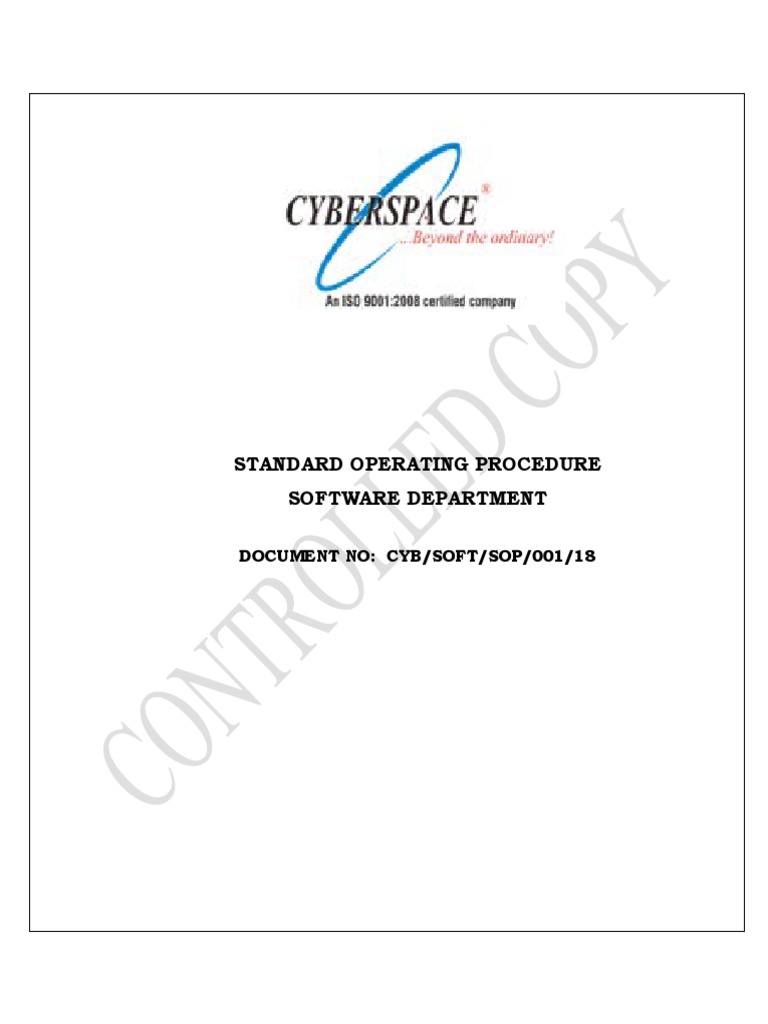 Software SOP - 2019 | PDF | Software Bug | Specification (Technical ...