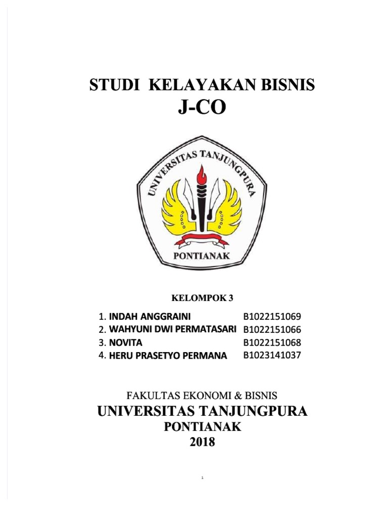 Studi Kasus Tentang Jco Donuts and Coffee Dengan 10 Apsek Studi Kelayakan Bisnis PDF | PDF