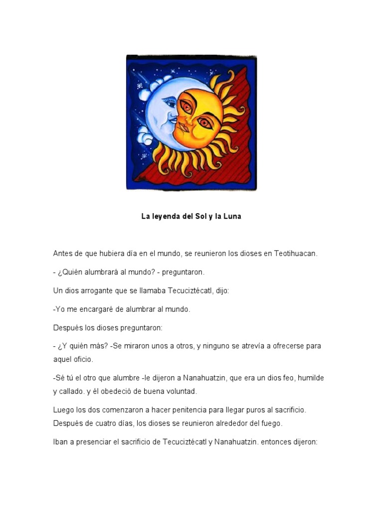La Leyenda Del Sol Y La Luna Pdf